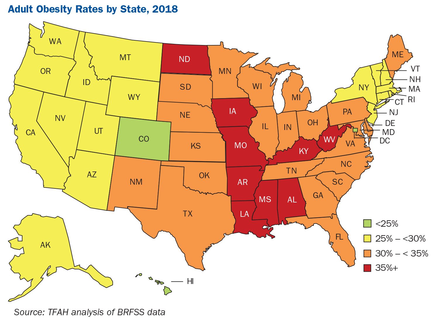 U.S. Obesity Rates Reach Historic Highs – Racial, Ethnic, Gender and ...